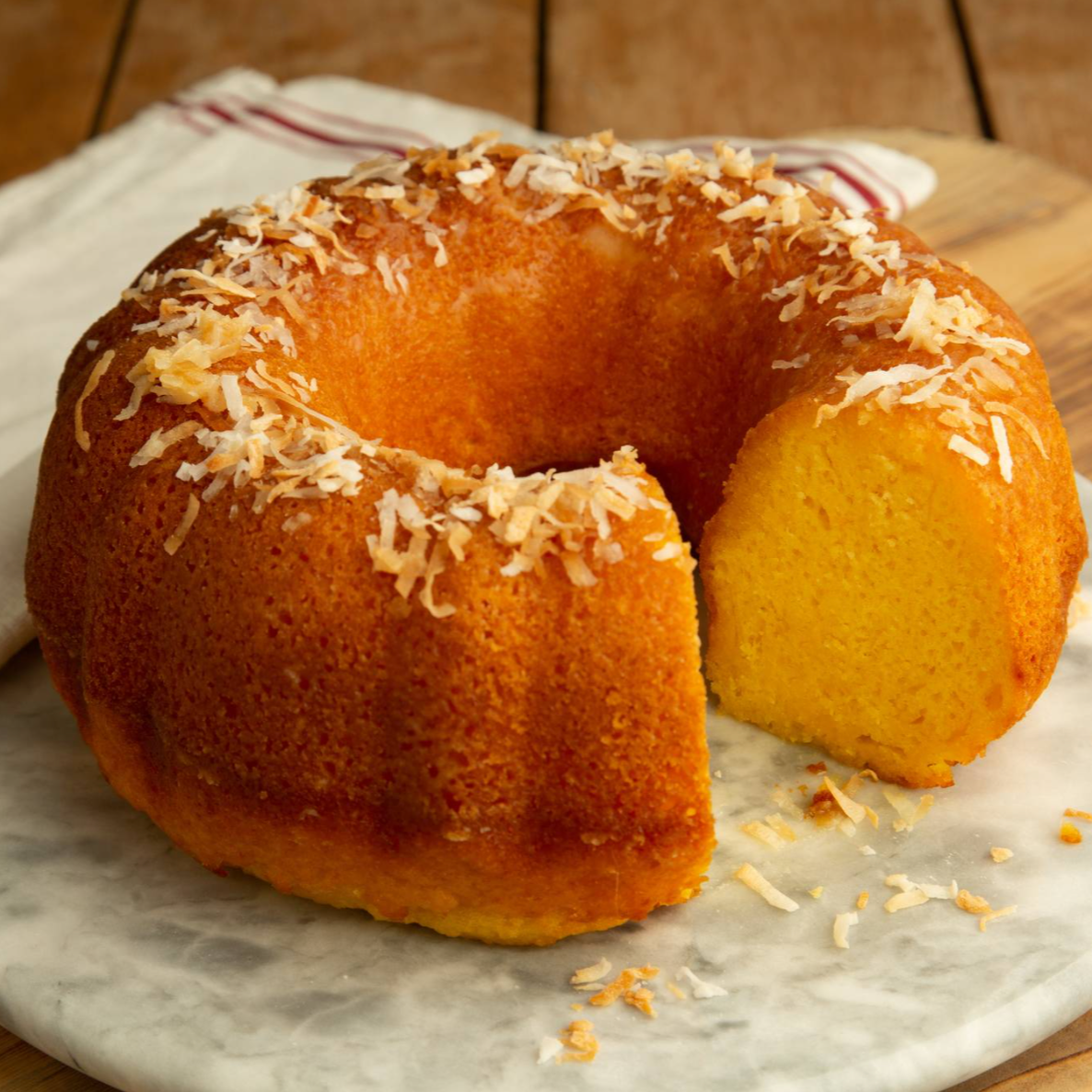 Old Forge Coconut Rum Cake – The Old Mill